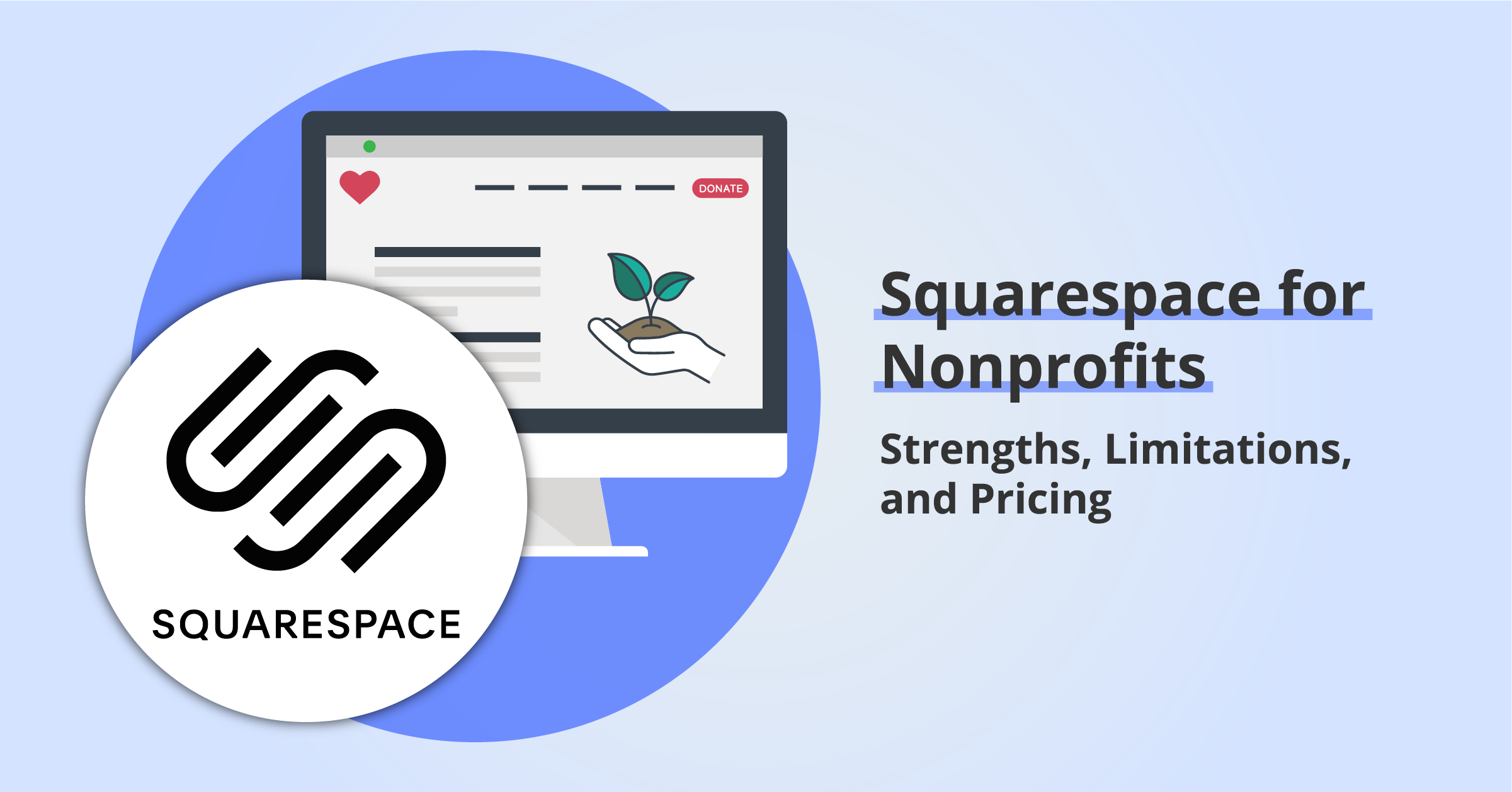 Squarespace For Nonprofits Strengths Limitations And Pricing Blue 